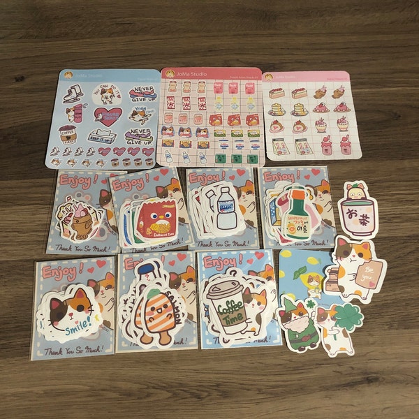 Kawaii Asian Snacks Sticker Sheet L Cute Japanese Food Bujo Stickers ...