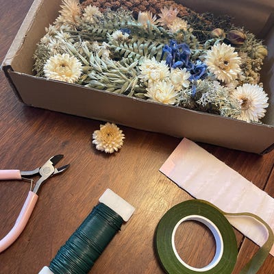 Mini Bouquet Bundle, Small Flower Arrangements, Organic Preserved ...