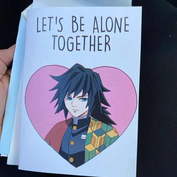 Anime Anniversary Card, Printable Valentine Card, Anime Valentine Card ...