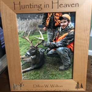 Deer Hunting Hunting Frame Hunting Gift Gift for Hunter Hunting Picture ...