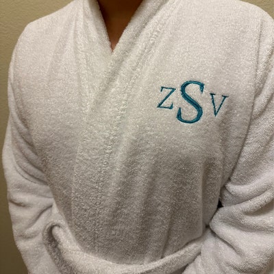 Monogram Robe, Plush Custom Robe, Womens Purple Bathrobe - Etsy
