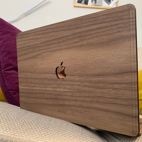 Real Wood MacBook Protective Case for Apple Mac Air Pro 13 15 16 Inch ...