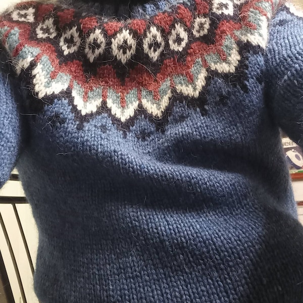 Icelandic Unisex Traditional Sweater, Lopapeysa. - Etsy