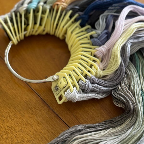 MIDI Floss Thread Drops With Label Tag Slot | Cross Stitch, Embroidery ...