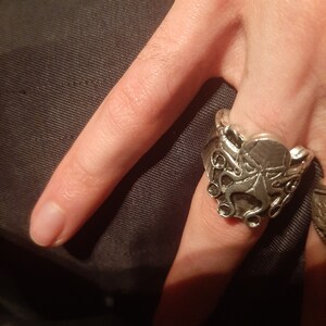 Cthulhu Ring Handcrafted Pewter Ring Adjustable Men's Ring Doctor Gus ...