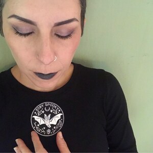 Spooky Bat Pastel Goth Patch Iron on Gothic Halloween - Etsy