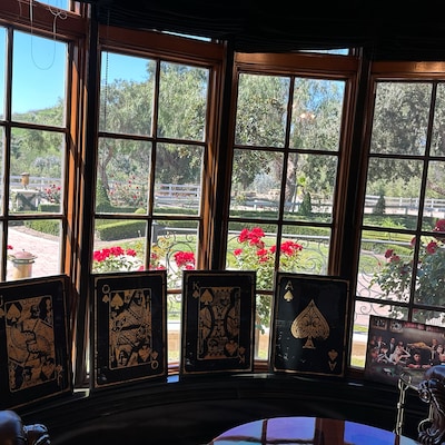 AKQJ of Clubs Playing Cards Poster or Canvas Wall Art, Casino Poker ...