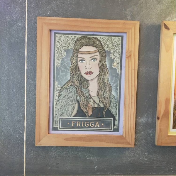 FRIGGA A5 Art Print | Norse Pagan | Folklore | Nordic | Mythology ...