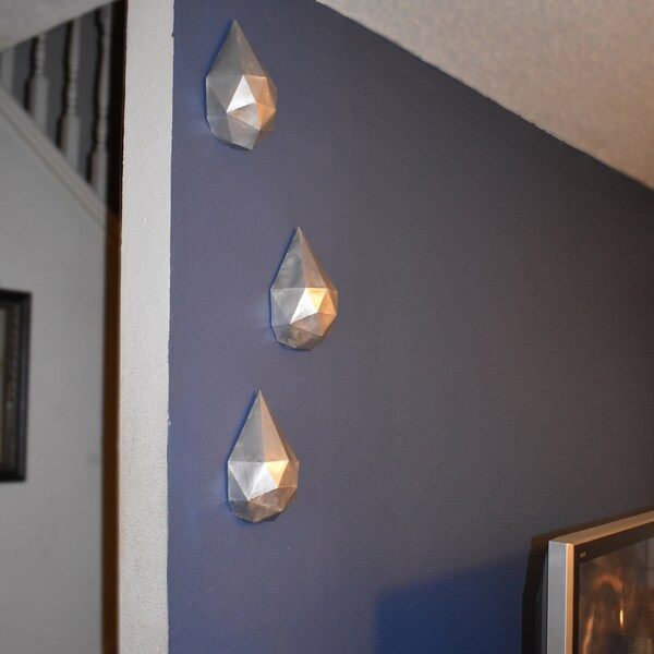 Cloud and Rain 3D Papercraft Model. You Get PDF Digital File Templates ...