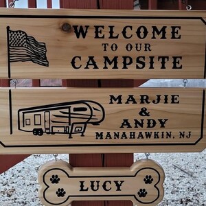 Outdoor Wood Sign Custom Camp Sign Personalized Camping Sign | Etsy