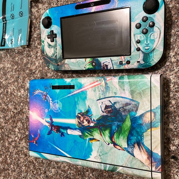 Skin Decal WRAP for Nintendo Wii U - Custom Made With High Quality - Etsy