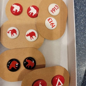 Demons Earrings.demons Jewelry. Fork Em. Vic. White Columns. - Etsy