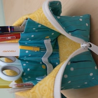 PDF PATTERN for Catch-all Cutie Sewing Organizer Zipper Bag With ...