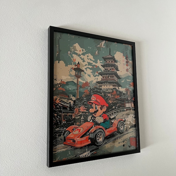 Gengar Poster: Japanese Style Pokemon Inspired Anime Artwork Printable ...