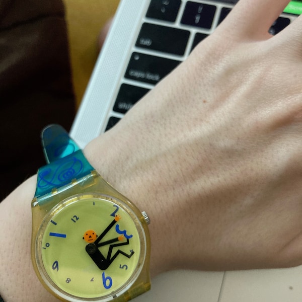 The BEATLES Swatch Scuba SDL101 YELLOW SUBMARINE | Rare Vintage Swiss ...