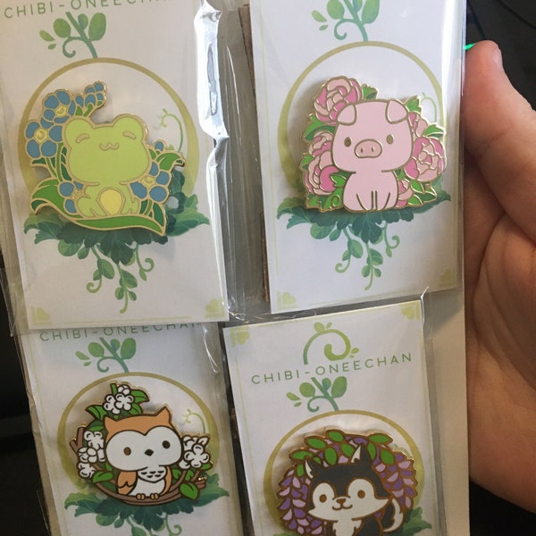 Animal Enamel Pins II - Etsy
