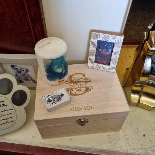 Personalised Engraved Large Wooden Gift Boxes Painted or Plain ...