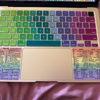 Excel (for Mac) Cheat Sheet Reference Guide Shortcut Sticker - Black ...