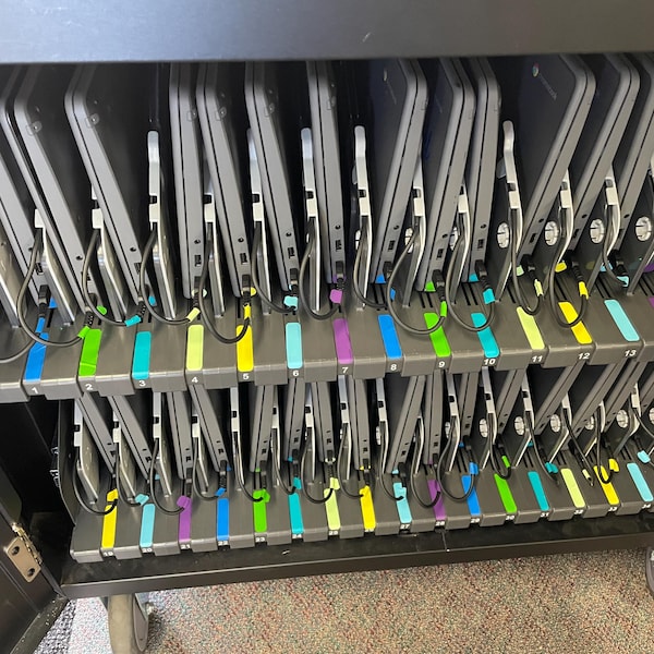 Chromebook Label Set: Classroom Organization, Teacher Tech Tags - Etsy