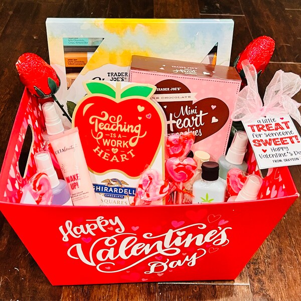 Valentine's Day Tag, Sweet Treat, Valentine Gift Label, Kids School ...