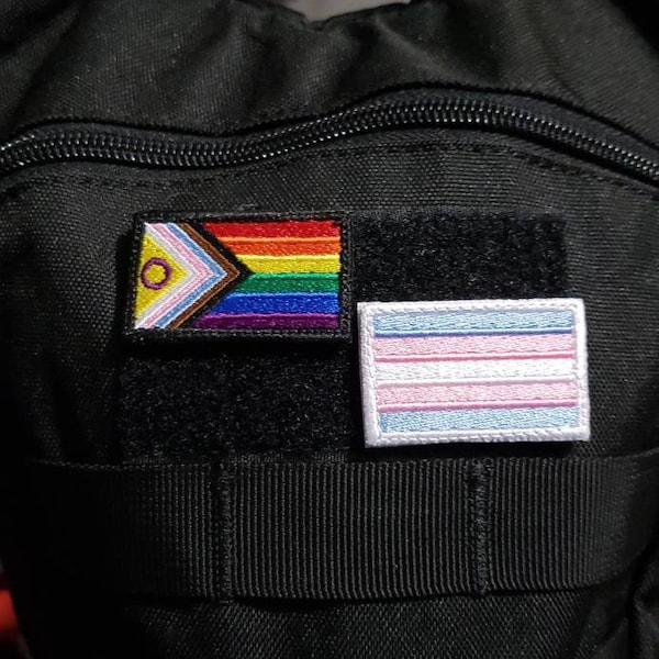 Transgender Gay Pride Flag Embroidered Patch - Etsy