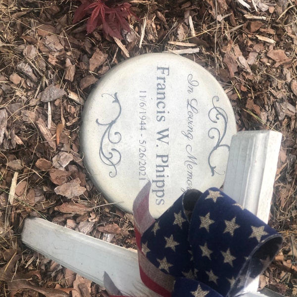 Custom Engraved Memorial & Tribute Stone 11 Inch in Loving Memory - Etsy