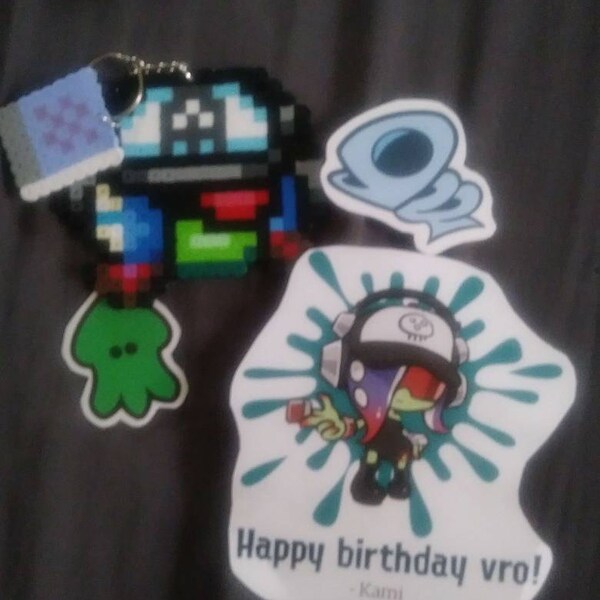 Maws Bead Sprite Keychain | Splatoon Salmon Run - Etsy