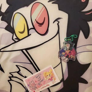 Spamton NEO Deltarune Holographic Keychain Acrylic and Epoxy Charm 2.5 ...