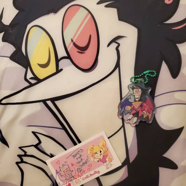 Spamton NEO Deltarune Holographic Keychain - Acrylic and Epoxy Charm 2. ...