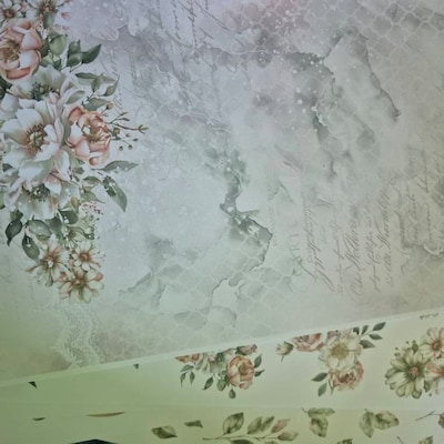Blush and Grey Background Digital Paper, A4 Digital Damask Paper ...