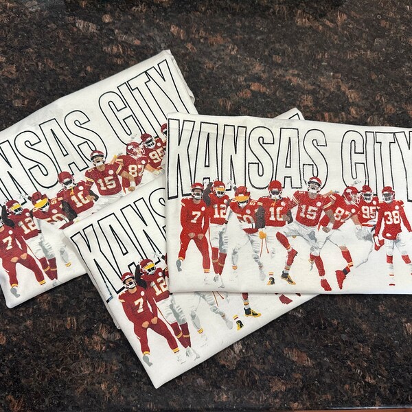 Digital Print- Kansas City - Chiefs Players Filled in - KC - Football ...