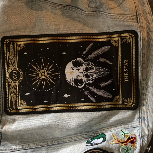 Large Embroidered Back Patch - "the Star" - Etsy