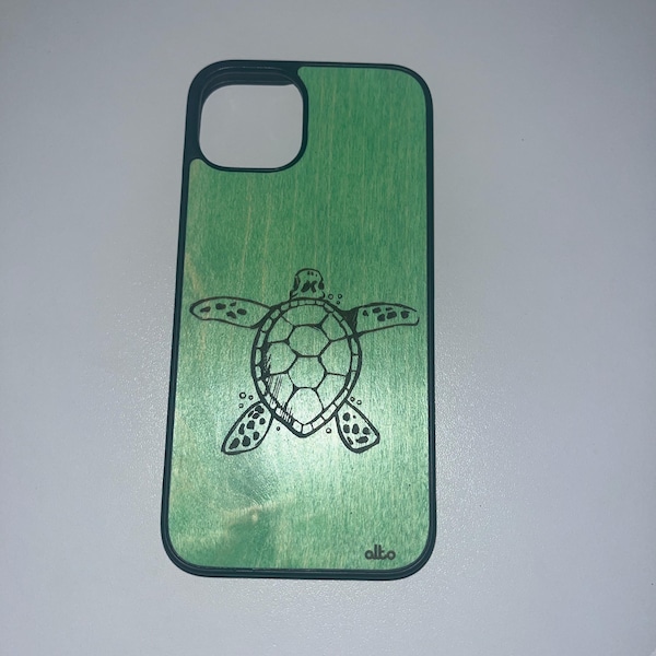 Cherry Sitka -real Wood iPhone Case- iPhone 16 Pro, 15,14 Samsung ...