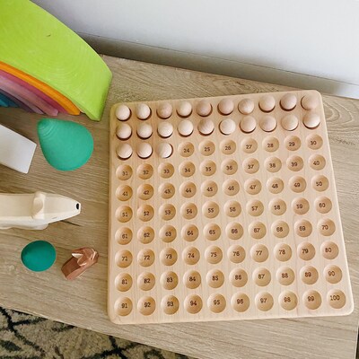 The Original Hundred Board Hundred Frame 100 Board Counting Board ...