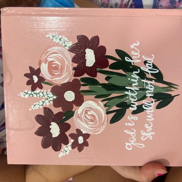 Hand Painted Journal - Etsy