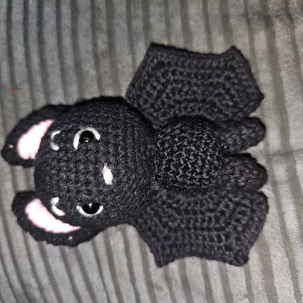 Crochet Bat Pattern, Amigurumi Baby Bat Pattern, Halloween Crochet ...