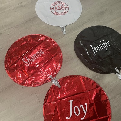 Custom Balloons, Request, 18 Round Mylar Balloons Personalized Balloons ...