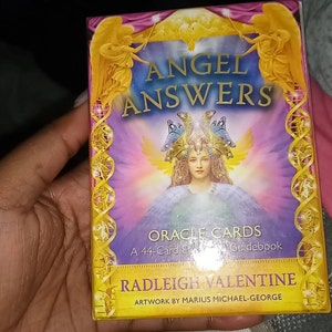 Angel Answers Oracle Cards & Book Set - Etsy