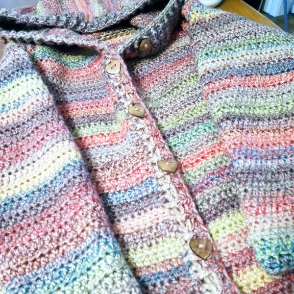 Boho Hooded Festival Jacket - Crochet Pattern Pdf - Etsy