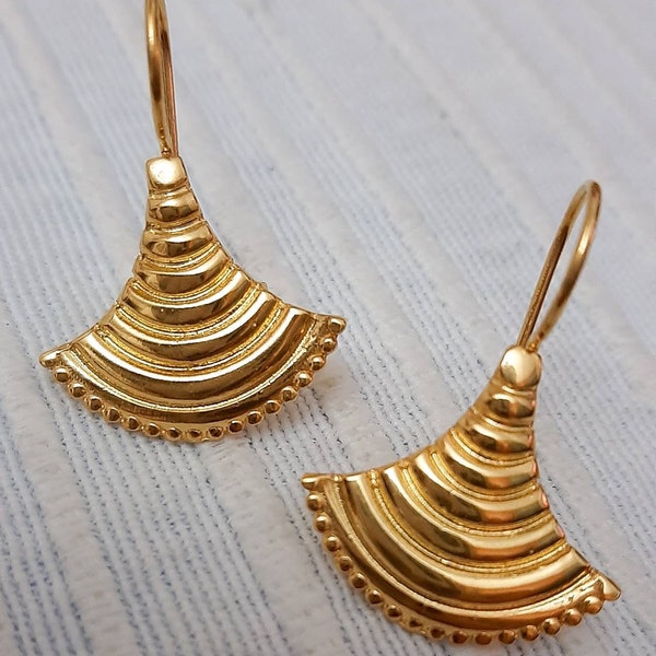 Grecian Golden Age Necklace in 18K Gold-plated Bronze Weave by Ilios ...