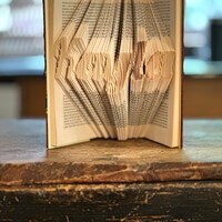 Book Folding ALPHABET 5 - Medium Fancy Font - Book Folding Patterns ...
