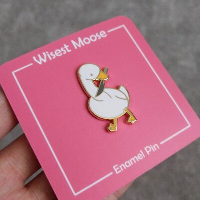 Series of Goose Hard Enamel Pins - Etsy