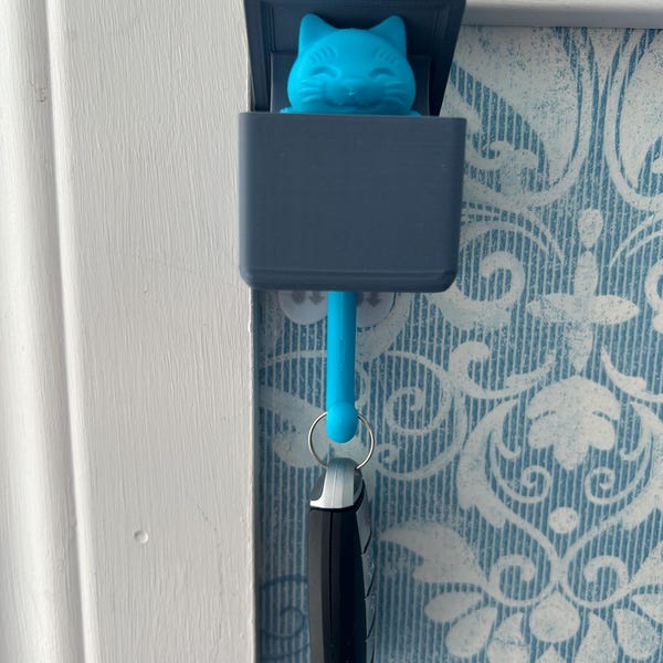 3D Printed Cat Pop up Key Hook in Different Color - Etsy