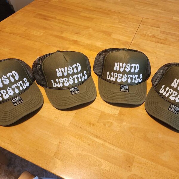 Custom Puff Print Hat, Custom Foam Hat, Custom Mesh Trucker Hat, High ...