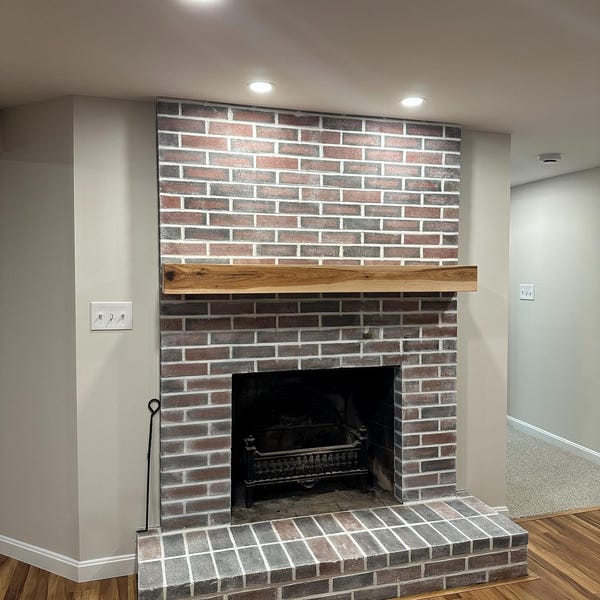 Hickory / Pecan Wood Mantel, Mantle, Floating Shelf - Etsy