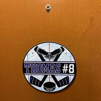 PRINTED Softball Door Sign or Locker Tag | Your Logo | Your Colors ...