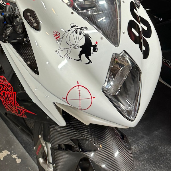 Snake Head Cobra Fangs Vinyl Decal Sticker 3.75 Long X 5 High 24 Colors ...