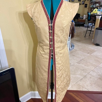 Tabard Sewing Pattern, Female Medieval Surcoat, XXS XXL, Sideless ...