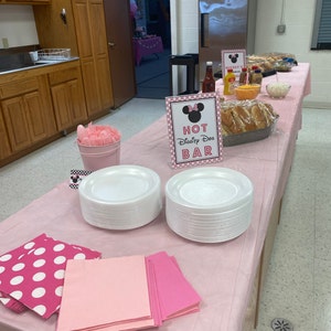 Minnie Mouse Party Signs in Light Pink Instant Download Minnie Mouse ...