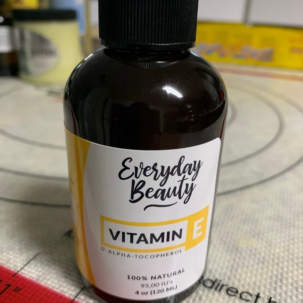 Organic Vitamin E Oil for Scars -USDA Certified 100% All Natural Plant ...